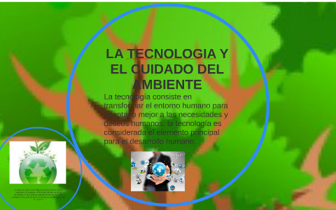 LA TECNOLOGIA Y EL CUIDADO DEL AMBIENTE by Mariel Maria García Favela ...