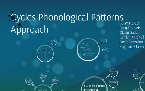 Cycles Phonological Patterns Approach by Cara Mouser on Prezi