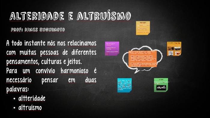 Alteridade e altruísmo by DJMES SUGUIMOTO on Prezi