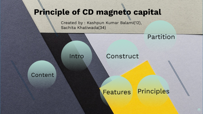 Principles of CD magneto capital by Kappu Kumar on Prezi