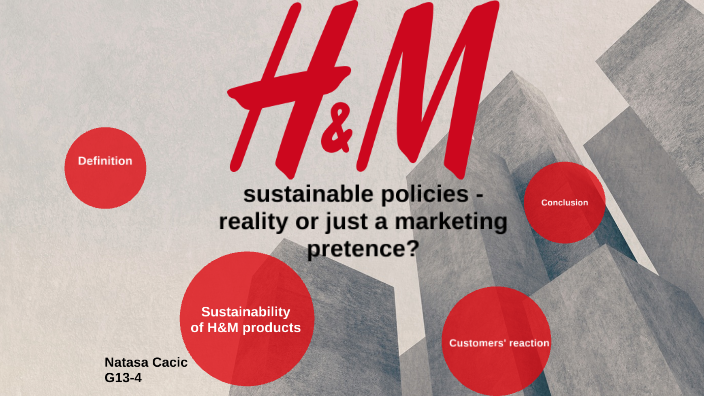 H&M sustainable policies - reality or just marketing pretence by Natasa ...