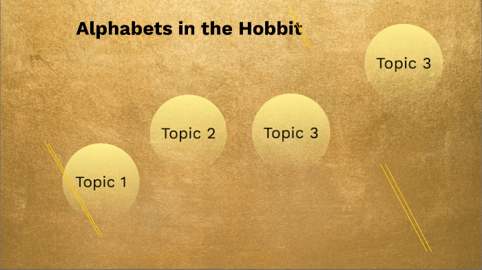 alphabets in the Hobbit by Christophe Tangente on Prezi