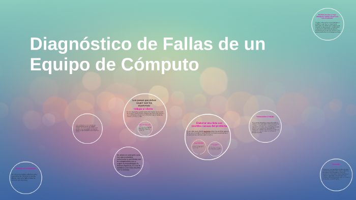 Diagnóstico de Fallas de un Equipo de Cómputo by Belén Esperanza Mayón ...