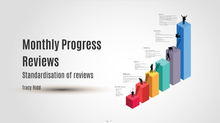 Monthly Progress Review by Tracy Ridd on Prezi