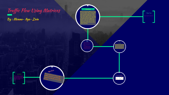Traffic Flow Using Matrices by Ruba Smadi on Prezi