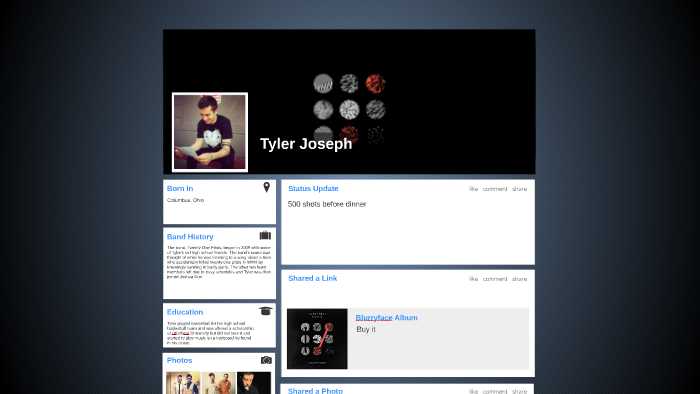 Tyler Joseph by Joy Student on Prezi