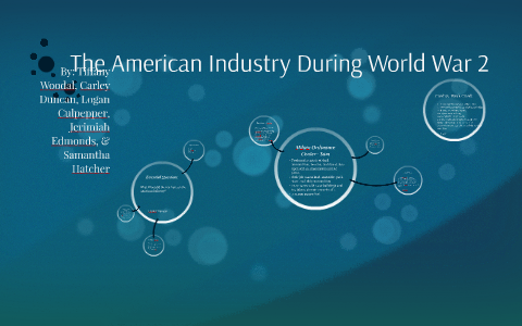 The American Industry During World War 2 by Tiffany Woodal