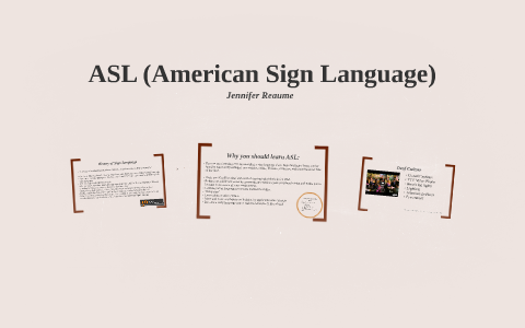 Why You Should Learn ASL (American Sign Language) by Jennifer Reaume on ...