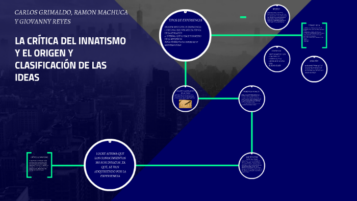LA CRÍTICA DEL INNATISMO Y EL ORIGEN Y CLASIFICACION DE LAS by andree ...