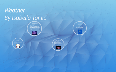 Weather by Isabella Tomic on Prezi