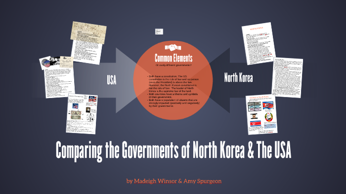 Comparing the Governments of North Korea & The USA by Amy Spurgeon