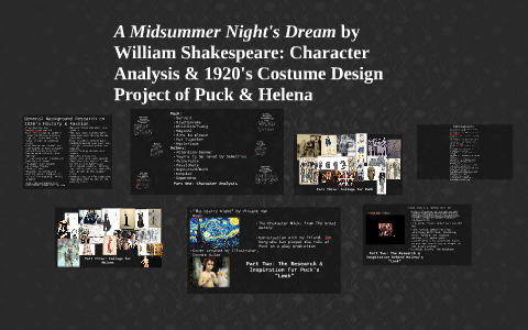 A Midsummer Night's Dream: Character Analysis by Kimberly Tran on Prezi