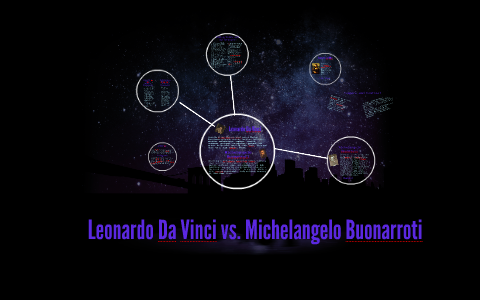 Leonardo Da Vinci vs. Michealangelo Buonarroti by Sadie Pitts on Prezi