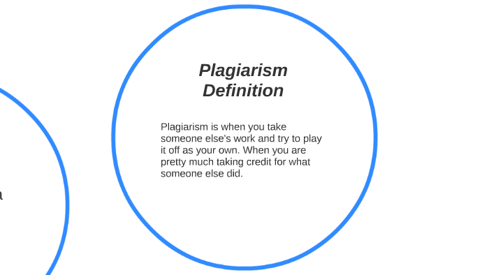 Plagiarism Definition by courtney gibson on Prezi