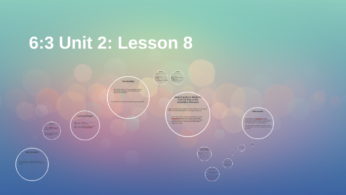 6:3A Unit 2: Lesson 8 by Laura Braudrick on Prezi