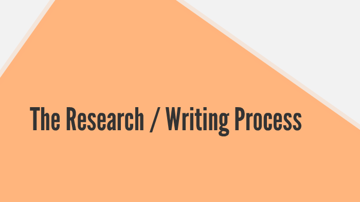 The Research / Writing Process by Melinda Livas on Prezi
