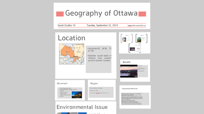 Geography of Ottawa by Sebin Park on Prezi