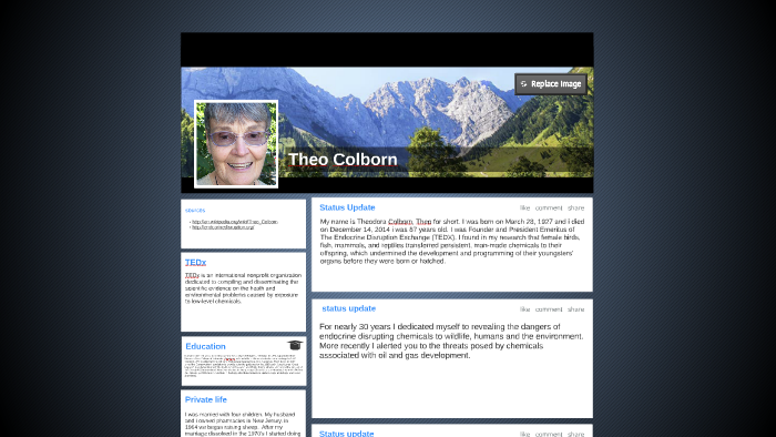 Theo Colborn by nikki mast on Prezi