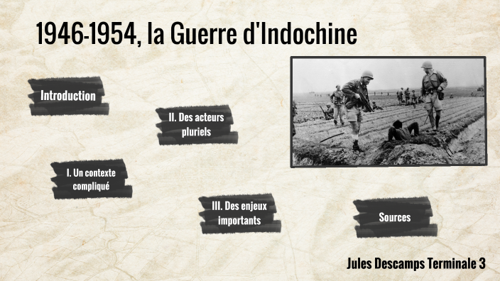 1946-1954, la Guerre d'Indochine by Jules Descamps on Prezi
