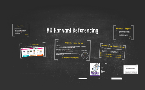 BU Harvard Referencing by Alex Babb on Prezi