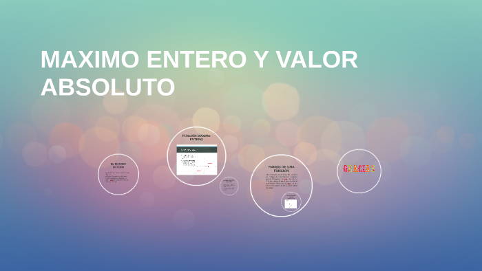 MAXIMO ENTERO Y VALOR ABSOLUTO by Danae Piedras on Prezi