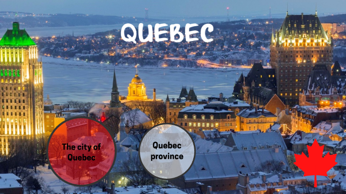 English presentation : Quebec city by Yoann Guineheux on Prezi