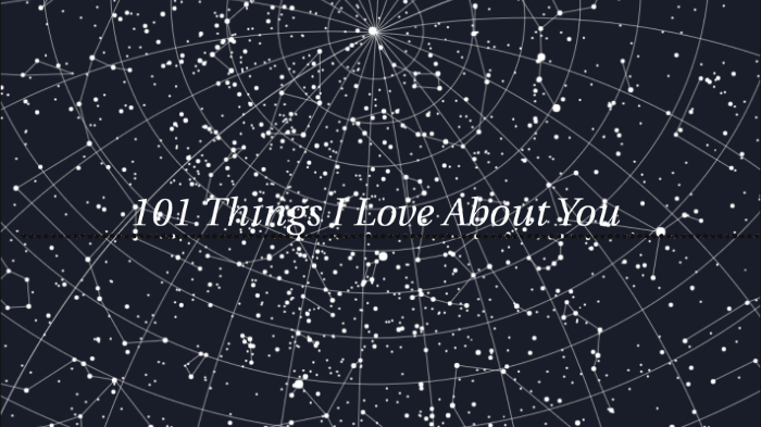 101 Things I Love About You by Sam McNamee on Prezi