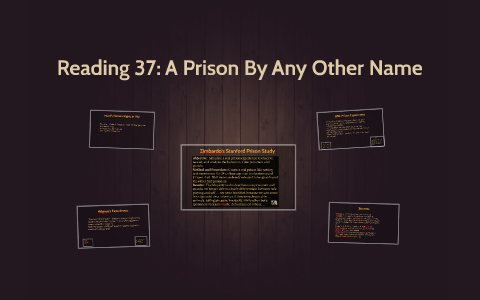 Reading 37: A Prison By Any Other Name by Adam Boyd on Prezi