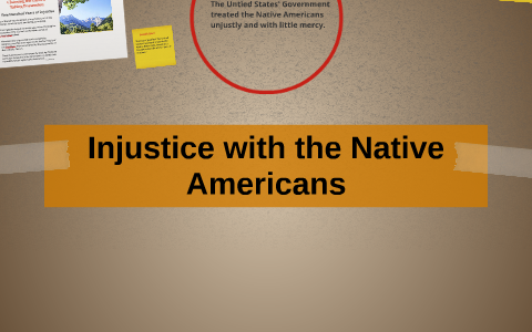 Injustice with the Native Americans by Chandler Friesner on Prezi