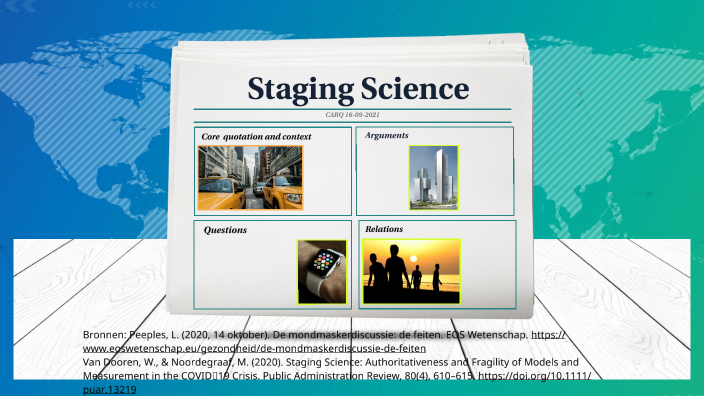 Staging science by Joosje Swellengrebel on Prezi
