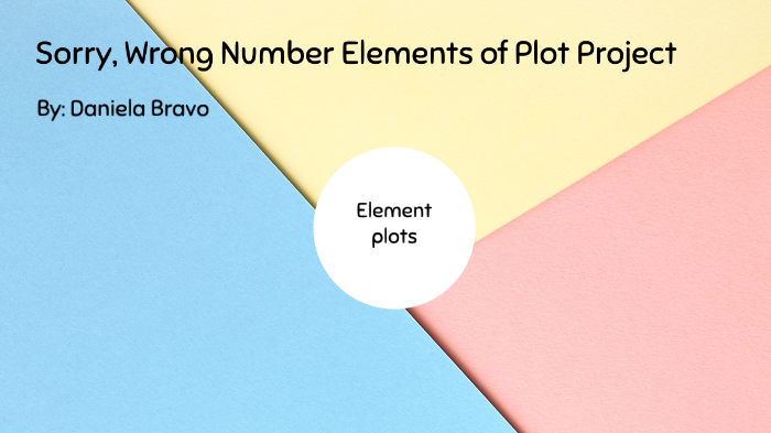 Sorry, Wrong Number Elements of Plot Project by Daniela Bravo on Prezi