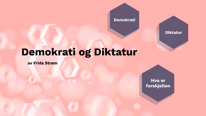 Demokrati og diktatur by Frida Strøm on Prezi