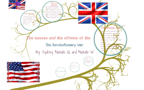 The causes and the effects of The Revolutionary War by sydney hawkins ...