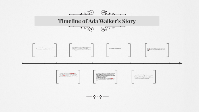 Timeline of Ada Walker's Story by Cagla Dagistan on Prezi