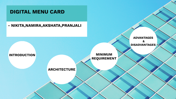 DIGITAL MENU CARD by shriya patil on Prezi