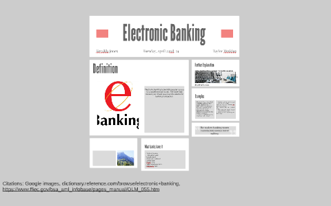 Electronic Banking by World History on Prezi
