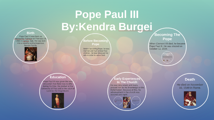 Pope Paul Iii Reformation