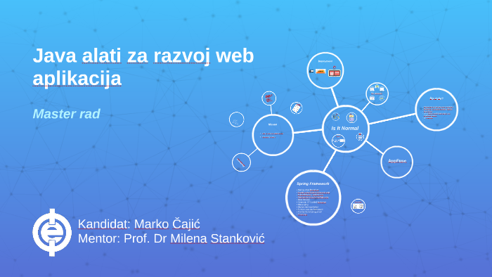 Java alati za razvoj web aplikacija by Marko Cajic on Prezi