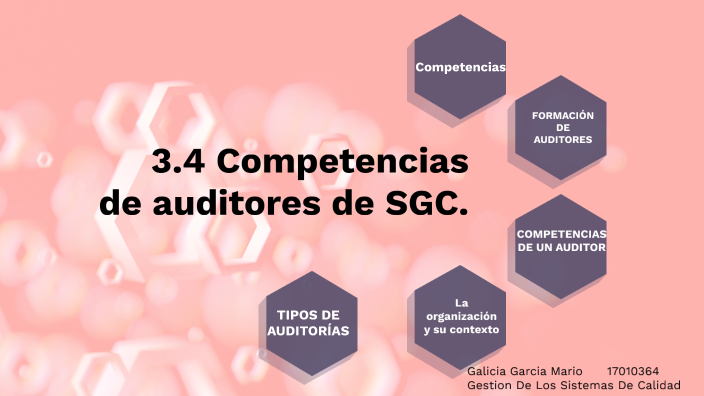 3.4 Competencias de auditores de SGC. by Mario Galicia garcia on Prezi