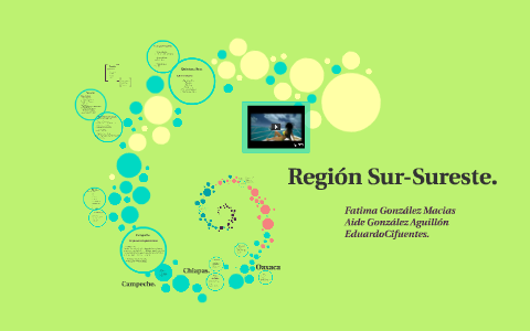 Región Sur-Sureste. by fatima gonzalez macias