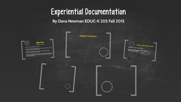 Experiential Documentation by Dana Newman on Prezi