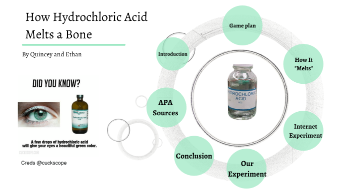 How Hydrochloric Acid Melts a Bone by Ethan Smith on Prezi