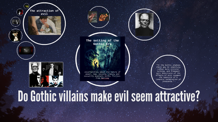 Do Gothic villains make evil seem attractive by Marianne Swain on Prezi