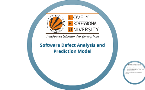 Software defect analysis and prediction model by Malkit Singh on Prezi