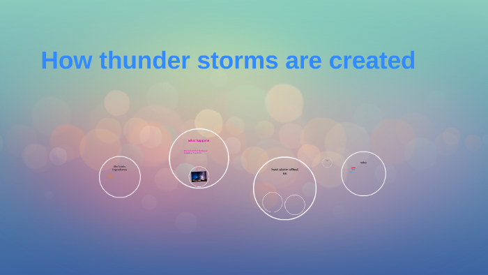 How thunder storms are created by on Prezi