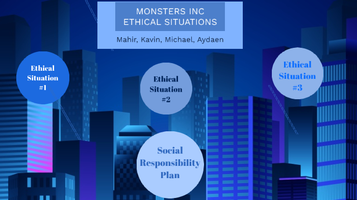 Monsters Inc. Ethical Situations by Mahir Singal on Prezi