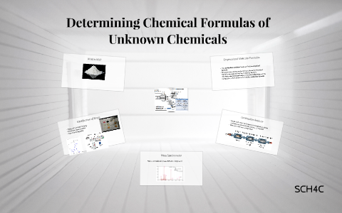 Determining Chemical Formulas of Unknown Chemicals by Camden M