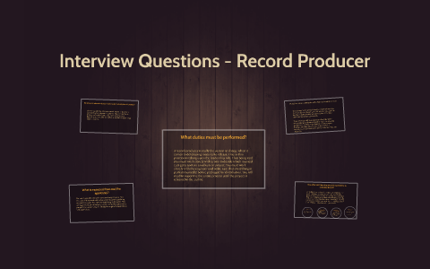 Interview Questions by Danny Portes on Prezi