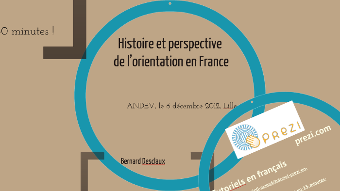 Histoire et perspective de l’orientation en France by Desclaux Bernard ...