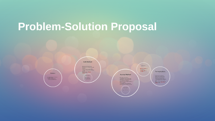 Problem-Solution Proposal by Carla Atkins